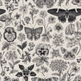 Graphic Flowers and Butterflies Wallpaper Peel-and-Stick - 25"W x 225"H ...