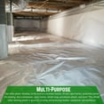 Farm Plastic Supply - Crawl Space Vapor Barrier - 20 mil - White Heavy Duty Plastic Sheeting ...
