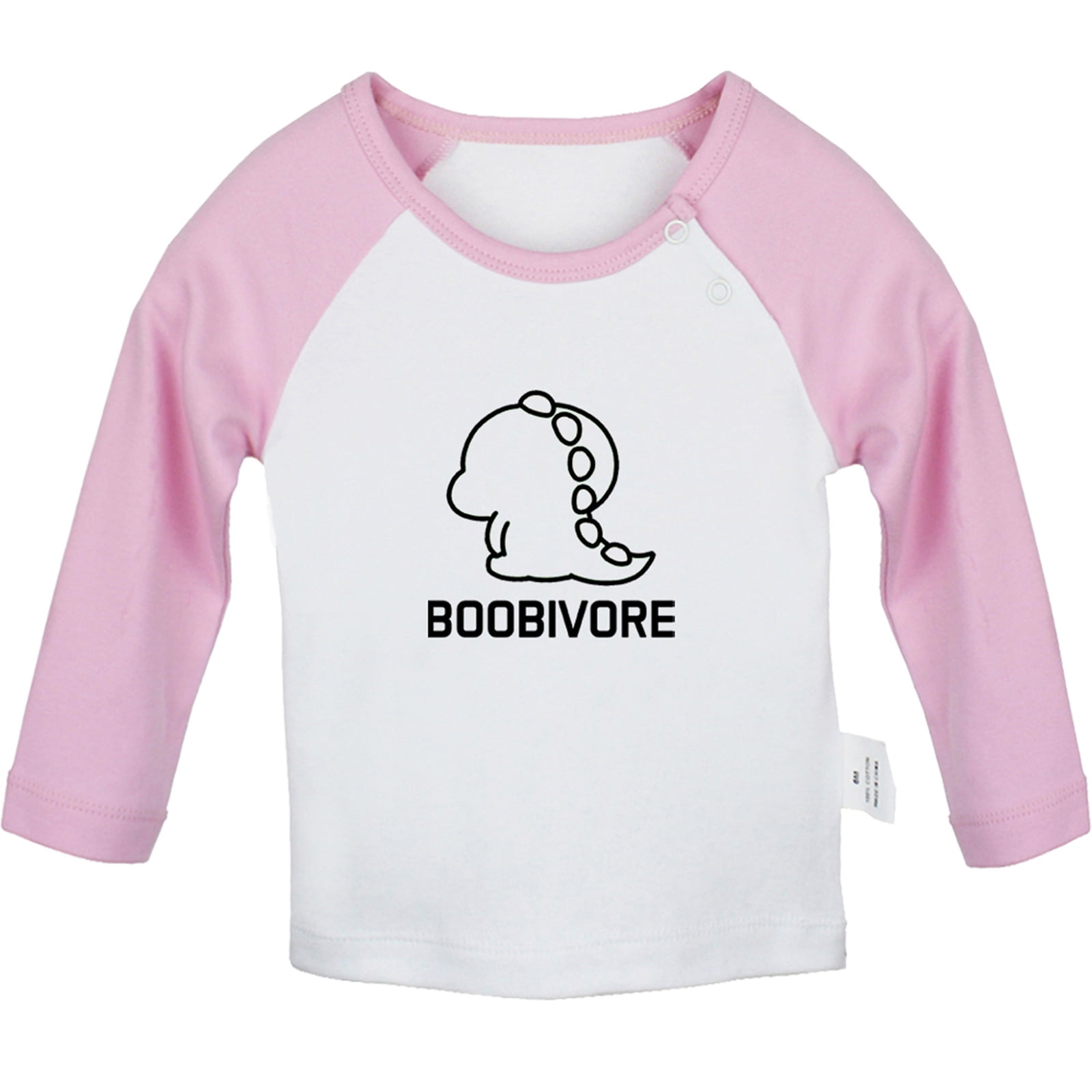 Click here for Idzn Boobivore Dinosaur Novelty T Shirt For Baby... prices