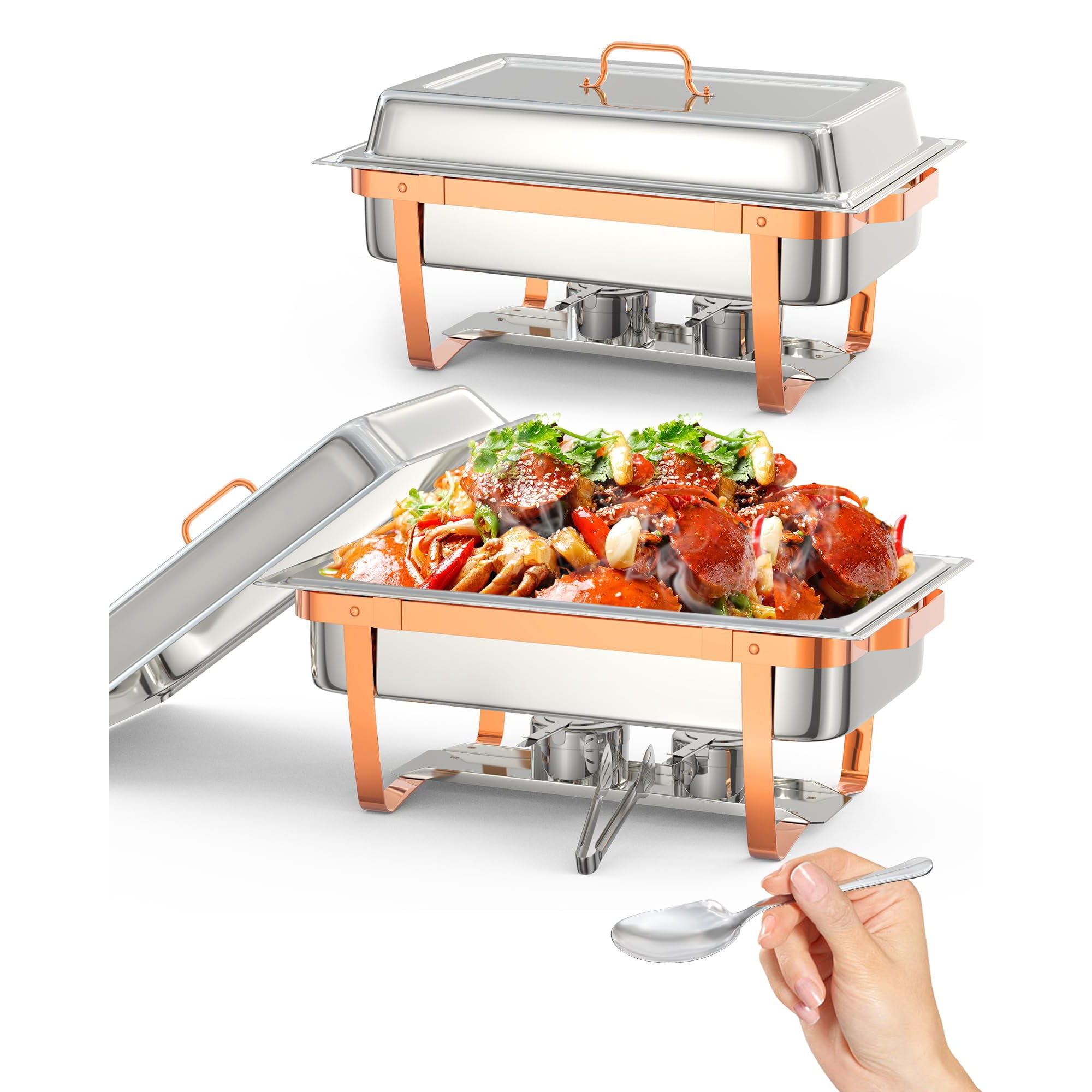 Click here for Towallmark Chafing Dish For Buffet Set  2 Packs 8... prices