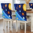 Astronomy Chair Back Covers Set of 8 Planets Saturn Sun Stars Galaxy ...