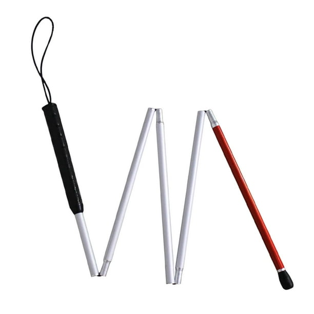 Folding Cane Adjustable Elderly Guide Stick Cane - Walmart.com