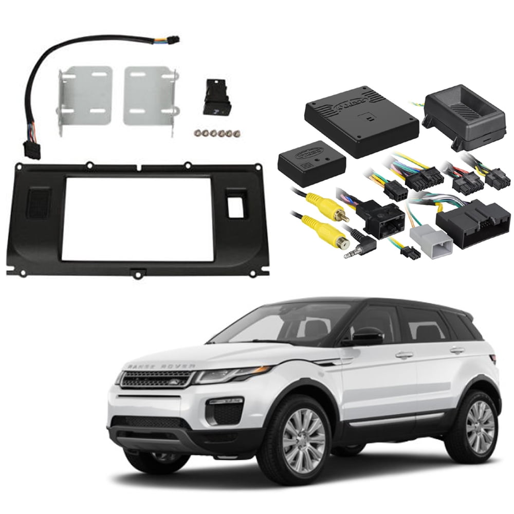 Land Rover Range Rover Evoque 2012-2018 Double DIN Stereo Radio Install ...