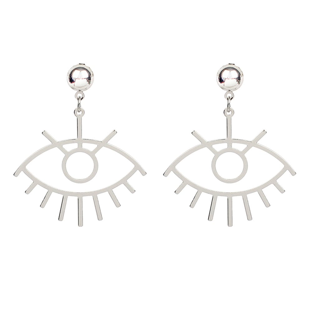 Yisoo Graduation Gifts For Her Him 2022 Exaggerated Style Eye Shape Wedding Long Dangle Earrings yisoo-graduation-gifts-for-her-him-2022-exaggerated-style-eye-shape-wedding-long-dangle-earrings