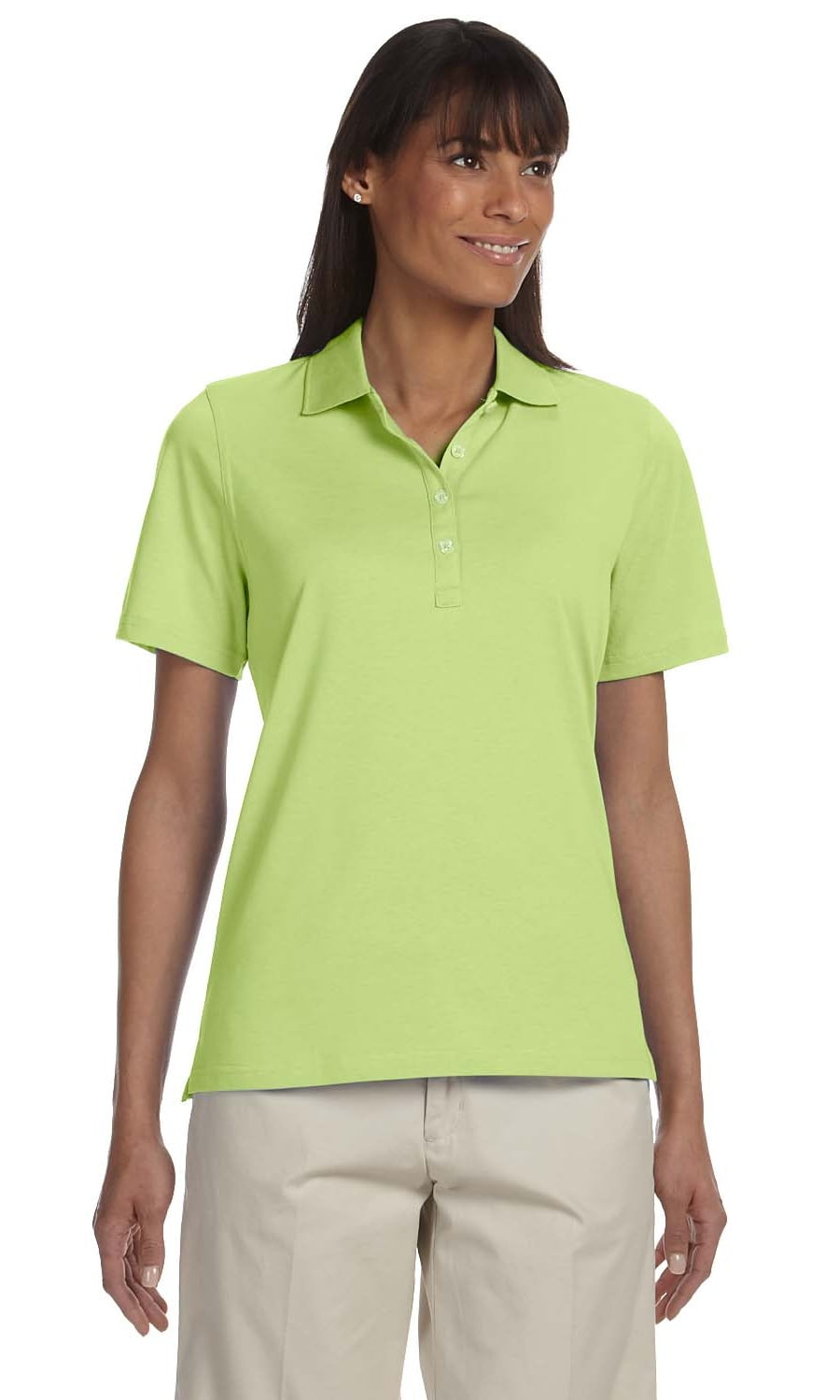 Ashworth 1147C Polo Shirt Ladies' High Twist Cotton Tech - Walmart.com