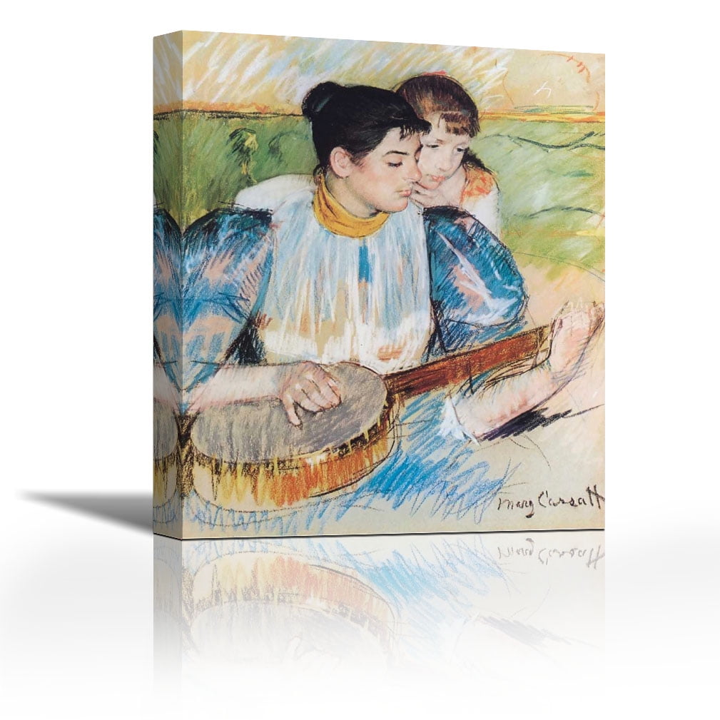 The Banjo Lesson, 1894 - Contemporary Fine Art Giclee on Canvas Gallery ...