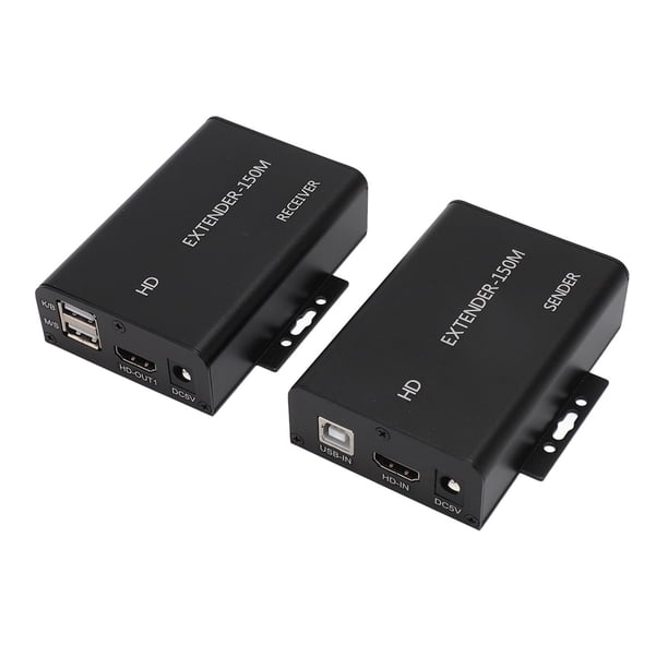 Extensor KVM De 150M, Extensor Ethernet 1080P 60Hz Sobre Cable Cat 5e/6 ...