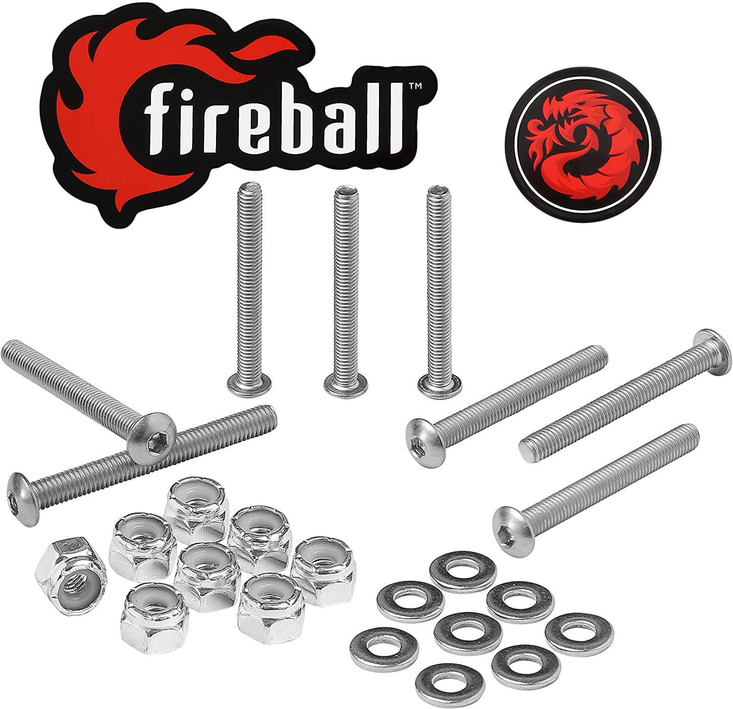 Fireball Dragon Hardware, Button Allen, 2.5" - Walmart.com