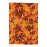 Ashton Super Soft Autumn Leaves Plush Throw 40" X 57" - Walmart.com