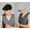 2 count Mens Womens Newsboy Flat Cap Beret Hat Ivy Irish Driving Cabbie ...