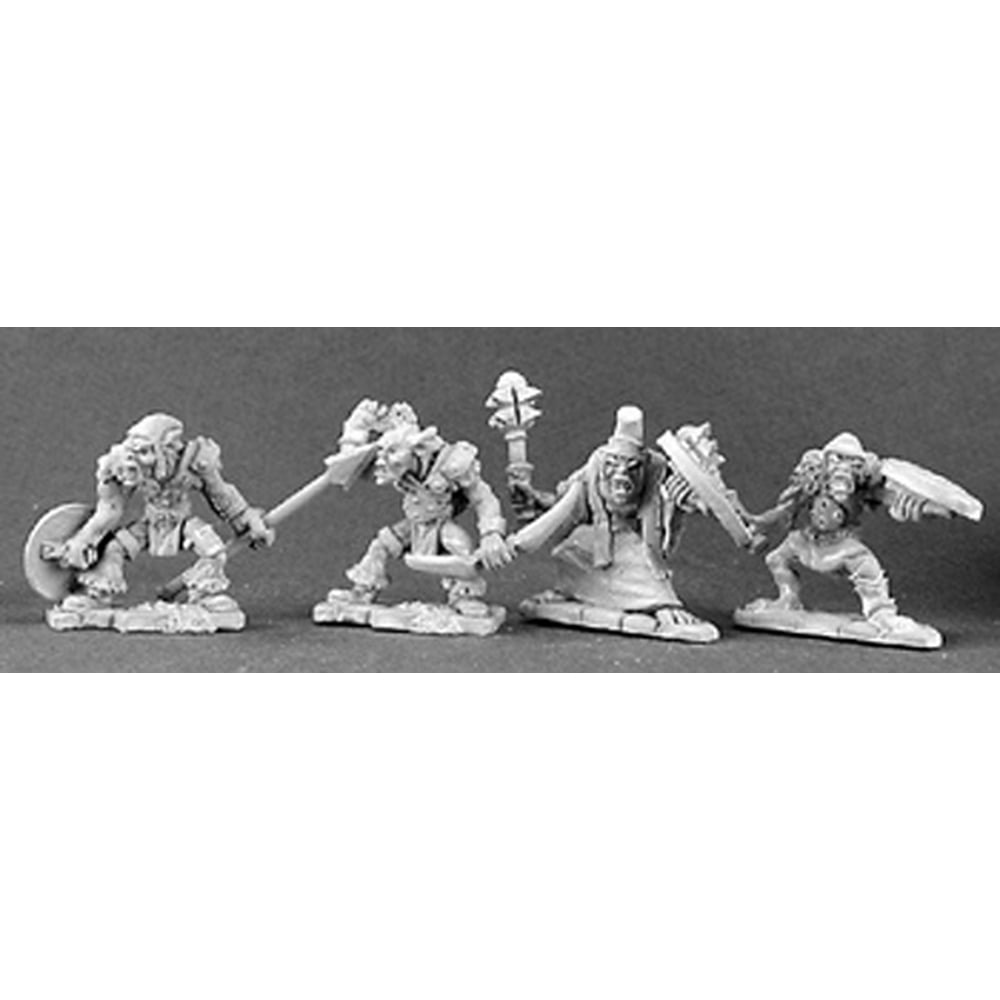 Reaper Miniatures Goblins II (4 Pieces) #03077 Dark Heaven Unpainted ...