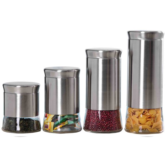 Kitchen Stainless Steel Canisters
