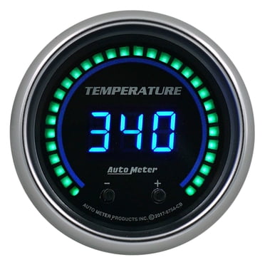 AutoMeter 6910 Cobalt Digital Programmable Fuel Level Gauge; 2-1/16 in ...