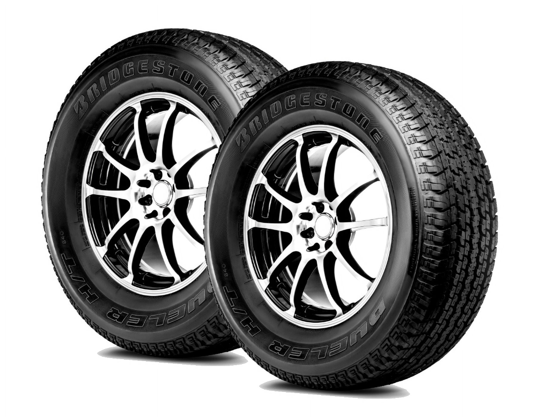 Paquete de 2 llantas 205R16C 110/108R BRIDGESTONE DUELER H/T 840 ...