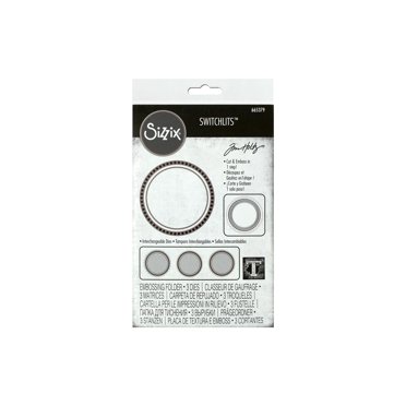 Sizzix Bigz Die w/Texture Fades Embossing Folder - Tree Rings by Tim ...