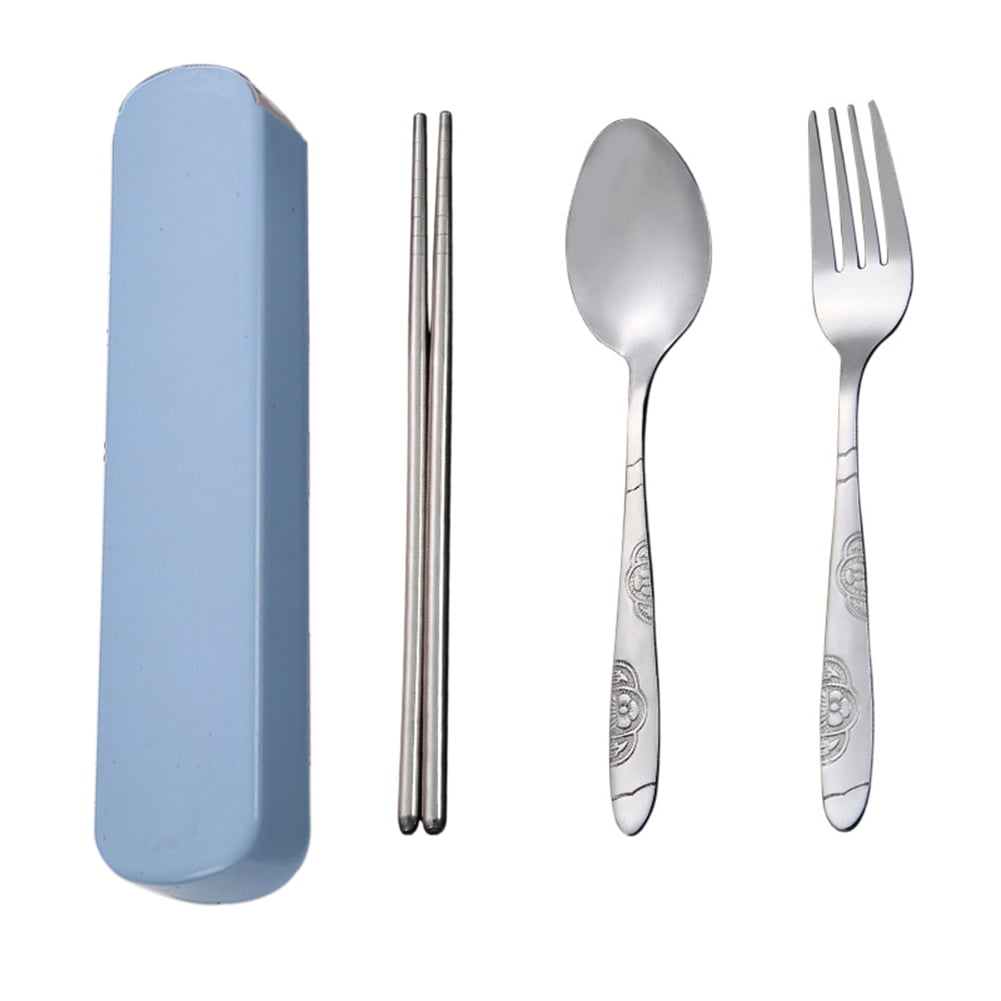 Travel Utensils, Reusable Utensils with Case, Portable Travel Camping ...