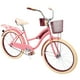 Huffy 24" Nel Lusso Girls' Cruiser Bike, Pink Blush Powder - Walmart.com