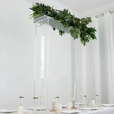 Balsa Circle 40" Clear Over The Table Rectangular Acrylic Flower ...