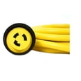 Amp Up Marine & RV Cords 125v 30a 50' Power Extension Electrical Cable, Yellow - Walmart.com
