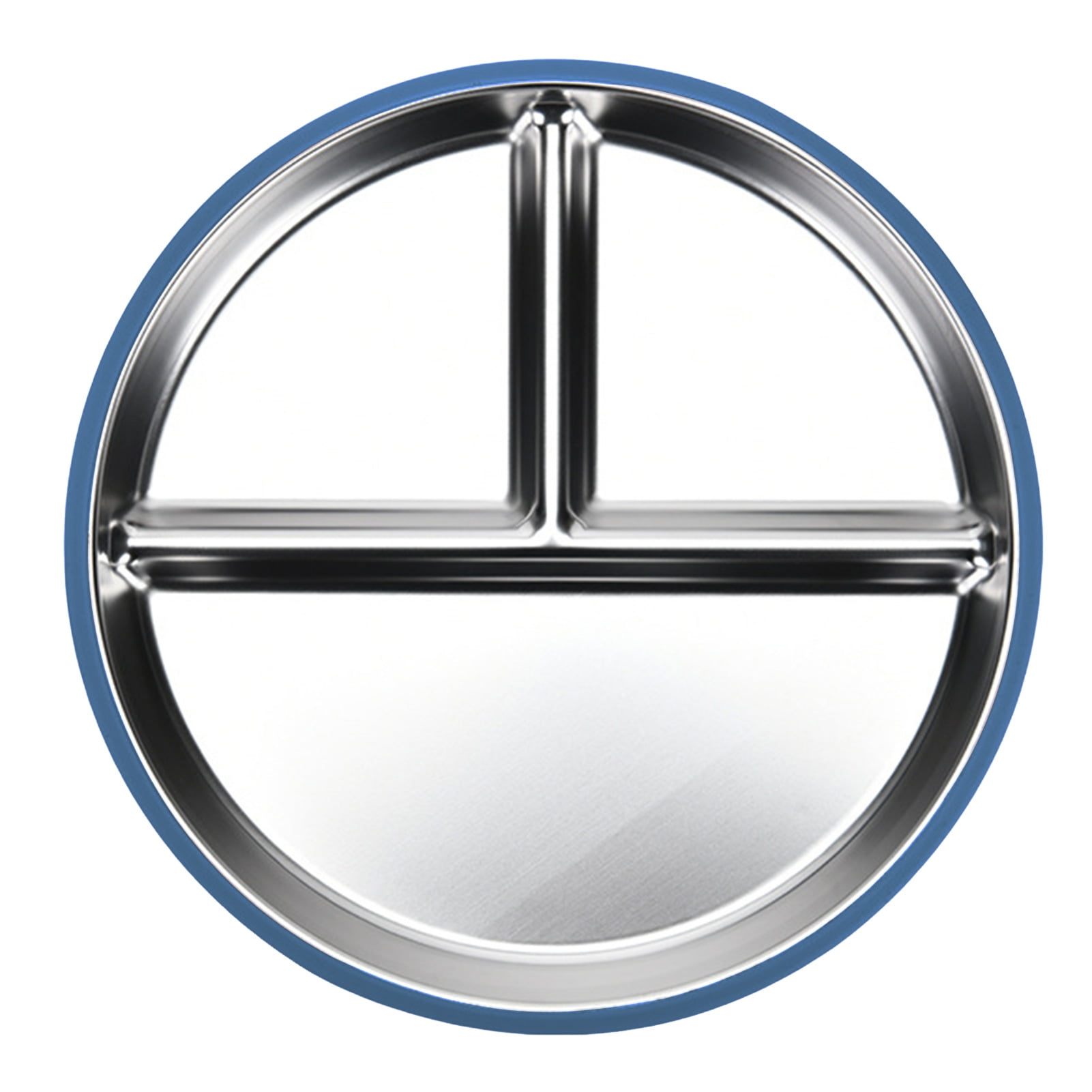 Click here for Jiemuces Baby Plate With Suction Base 3-Section Di... prices