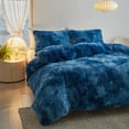 Wajade Plush Duvet Cover Set 3 Piece - Luxury Ultra Soft Fluffy Fuzzy ...