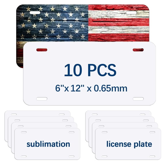 license plate blanks