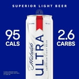 Michelob ULTRA Superior Light American Lager Beer, 12 pack 7.5 fl oz ...