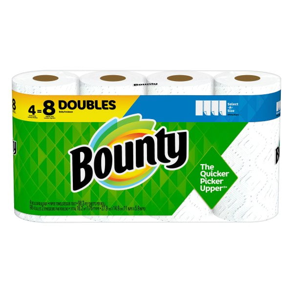 Bounty Select A Size Paper Towels 98 Sheet 2 Ply 4 Pk Total Qty 6 Walmart bounty-select-a-size-paper-towels-98-sheet-2-ply-4-pk-total-qty-6-walmart