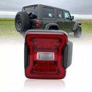 Xprite Defender Series LED Tail Light Assembly with Smoke Lens For Jeep ...