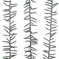 Kurt Adler Multicolor 480-Light RGB Twinkle Connectable Cluster Garland ...