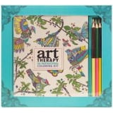 Art Therapy: An Inspirational Coloring Kit (Deluxe kit with pencils ...