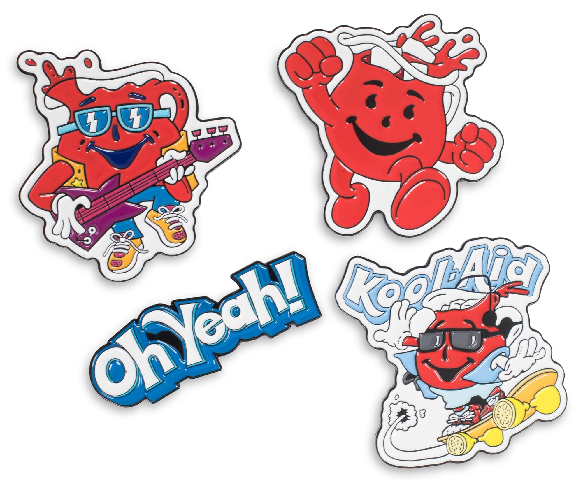 Kool-Aid Man Exclusive Enamel Pins | Set Of 4 - Walmart.com