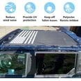 Sunshade for Ford Bronco,Mesh Sun Shade Bikini Top Cover Bimini Top for ...