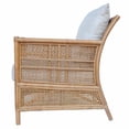 New Pacific Direct Fontana 17.5" Rattan Accent Arm Chair in Canary ...