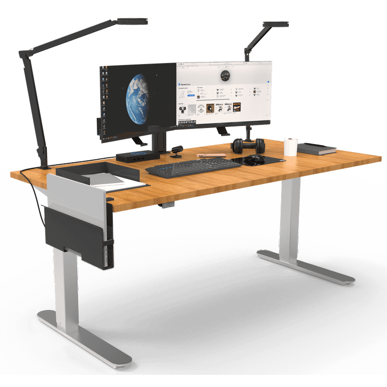 Side Mount Laptop Desk Stand fits Dell Acer ASUS XPS MacBook Surface Lenovo HP Gaming Laptops up to 16 inches Aluminum Made