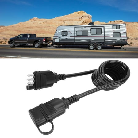 ANGGREK 4 Flat Trailer Cables Wire Connector 4 Pin Flat Extension ...