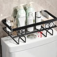 Space-Saving Over-The-Toilet Bathroom Organizer, 1-Tier Freestanding ...