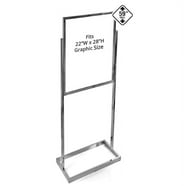 Signworld Heavy Duty Floor Standing Poster Display Stand Sign Holder 22 ...