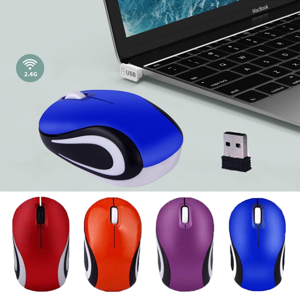 Yirtree Wireless Mouse, 2.4G 800/1200DPI Noiseless Mouse with USB ...