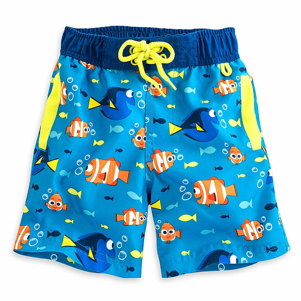 Disney Store Finding Dory Nemo Swim Trunks Shorts Boy Size 4 - Walmart.com