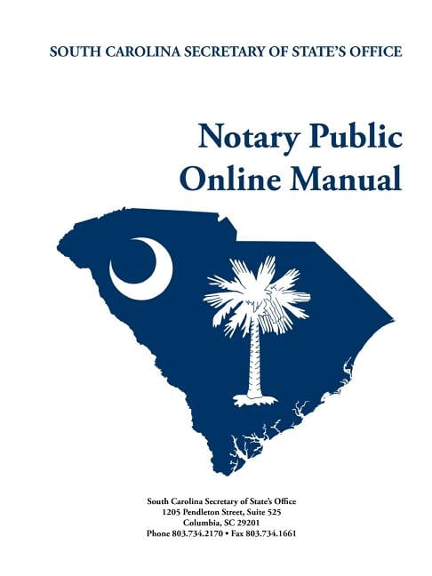 South Carolina Notary Public Online Manual (Paperback) - Walmart.com