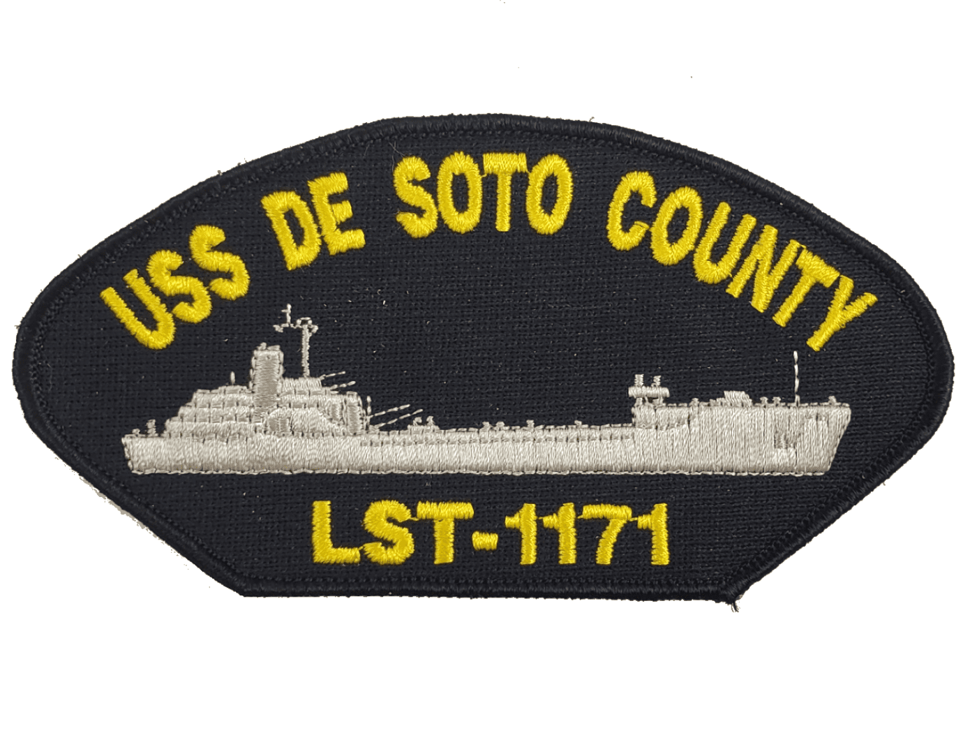USS DE SOTO COUNTY LST-1171 SHIP PATCH - GREAT COLOR - Veteran Owned ...