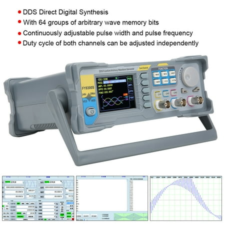 DDS Signal Generator 3-Channel Arbitrary Waveform Function Generator ...