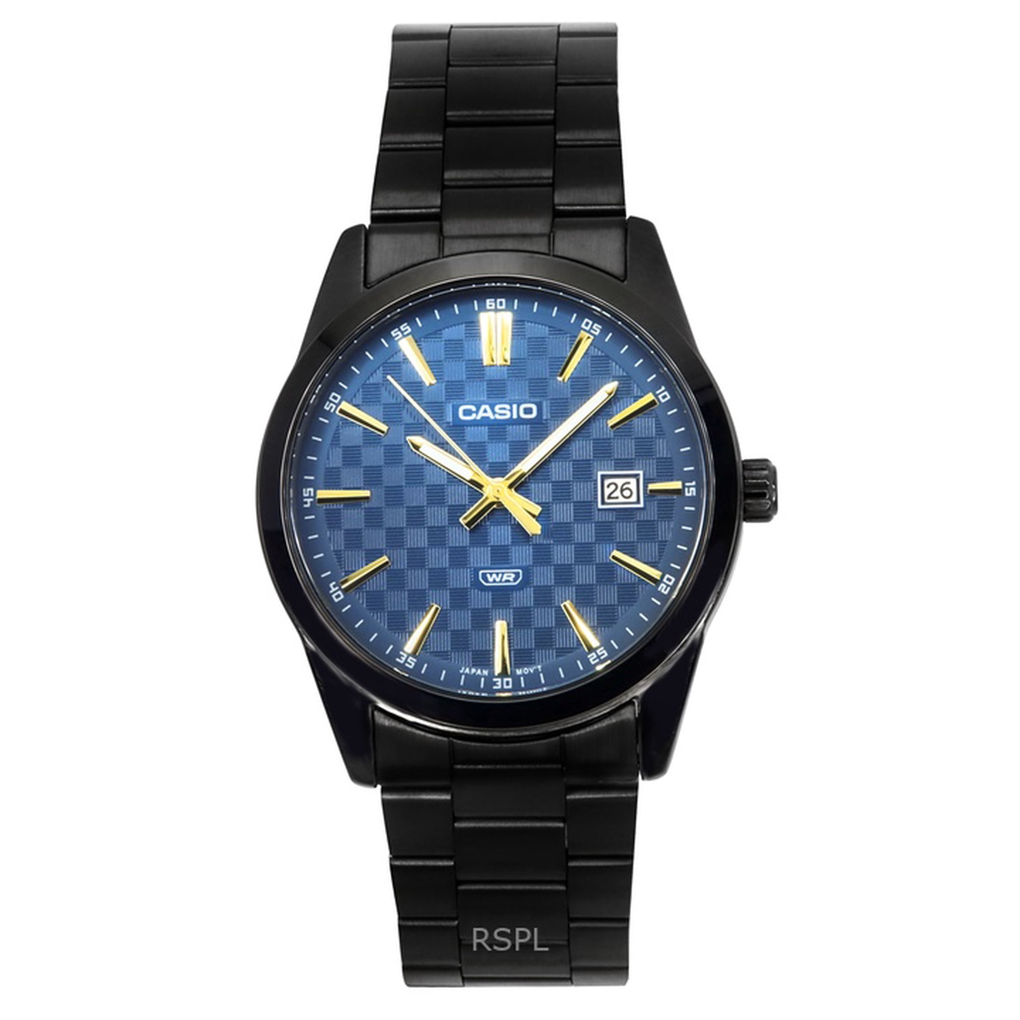 Click here for Casio Standard Analog Black Ion Plated Stainless S... prices