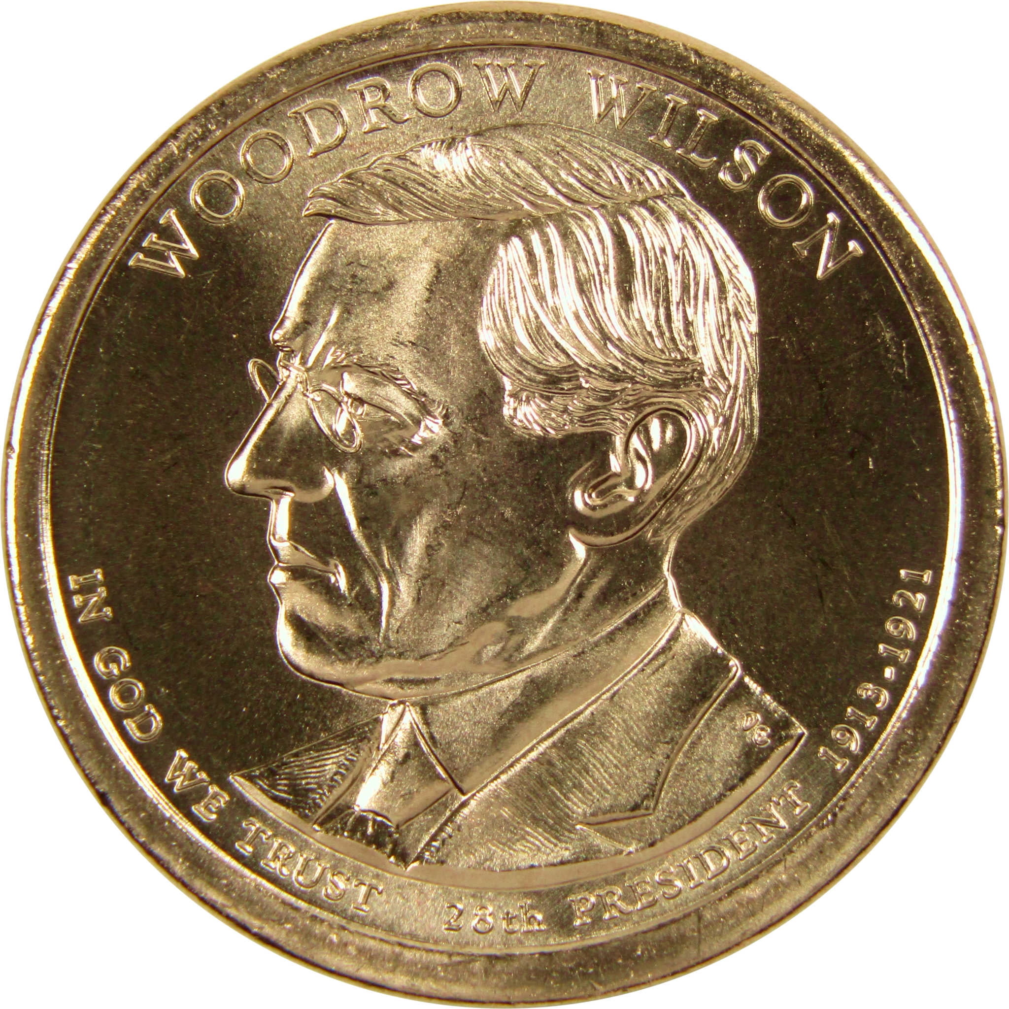 2013 P Woodrow Wilson Presidential Dollar BU Uncirculated $1 Coin ...