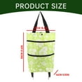 Agxap Face And Storage Bags Foldable Trolley Bag With Wheels Foldable