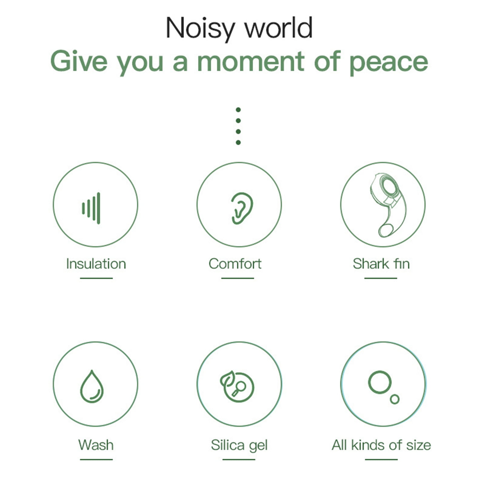 Click here for Meetca Silicone Earplugs 1 Pair Silicone Ear Noise... prices