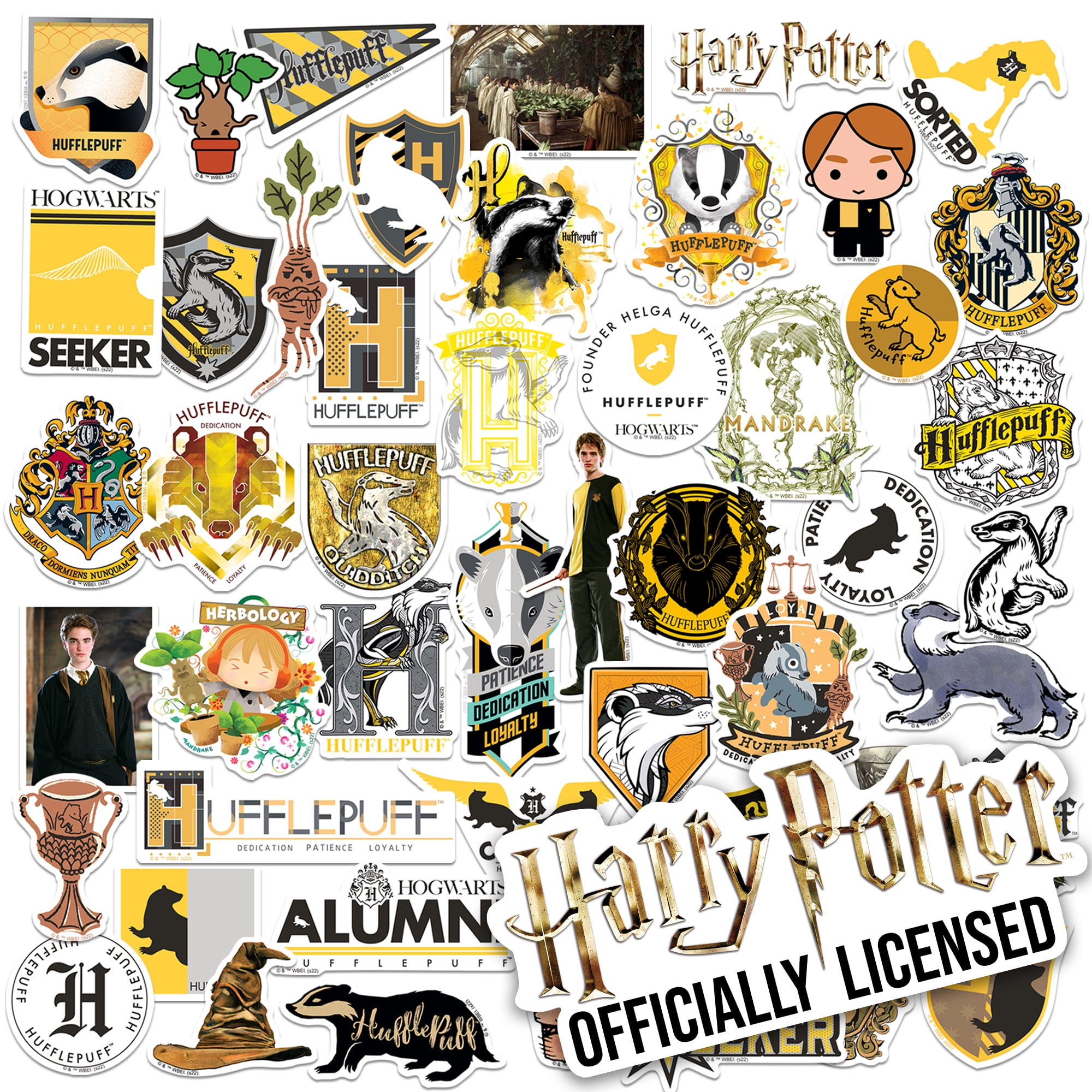 Harry Potter Hufflepuff Theme Pack Die Cut Vinyl Large Delux Sticker ...
