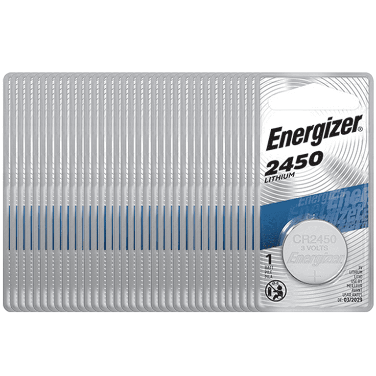 Energizer CR2450 Lithium 3Volt Cell Battery 12 Pack, 50% OFF