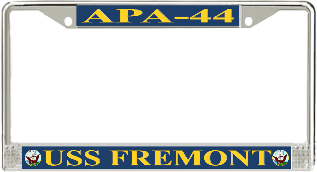 USS Fremont APA-44 License Plate Frame - Walmart.com